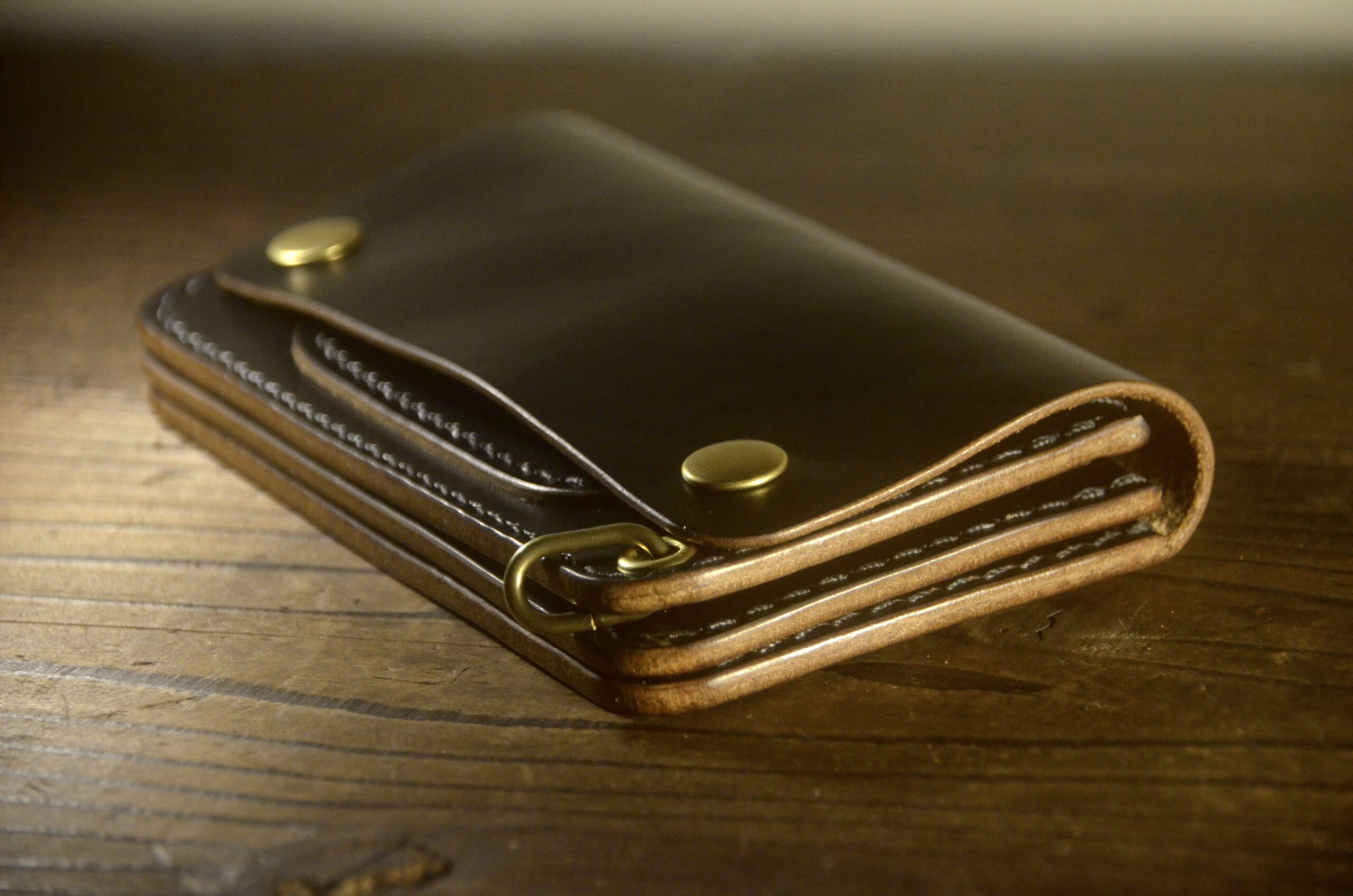 chromexcel trucker wallet - gcc leather